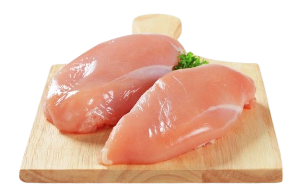 Pechuga de pollo deshuesada interfoliada